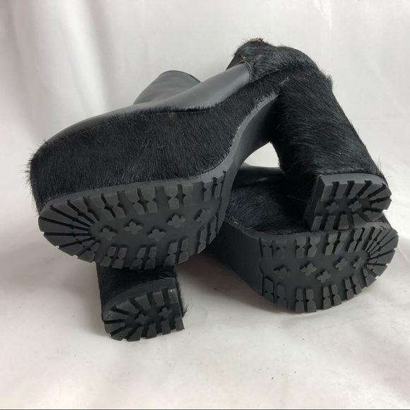 tba | Shoes | Tba To Be Announced 8m Black Platform Ankle Boots | Poshmark